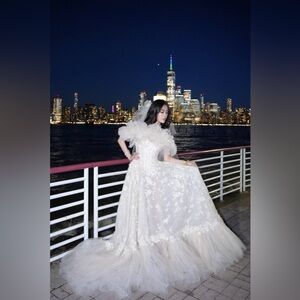 Galia Lahav | Dresses | Galia Lahav Mimosa Hand Embellished Tulle Light ...